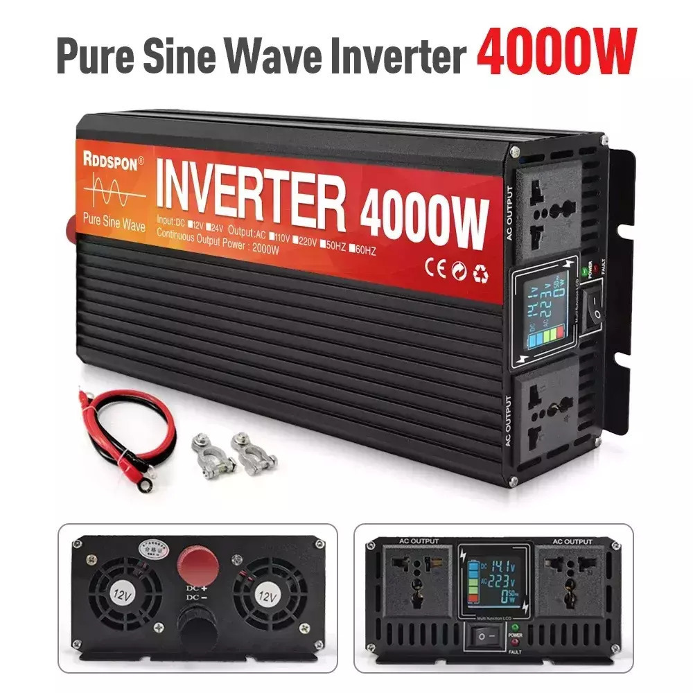 Pure Sine Wave Inverter 4000w Output Power 220v Ac Voltage 4000w 24v To 220v | Skroutz.gr