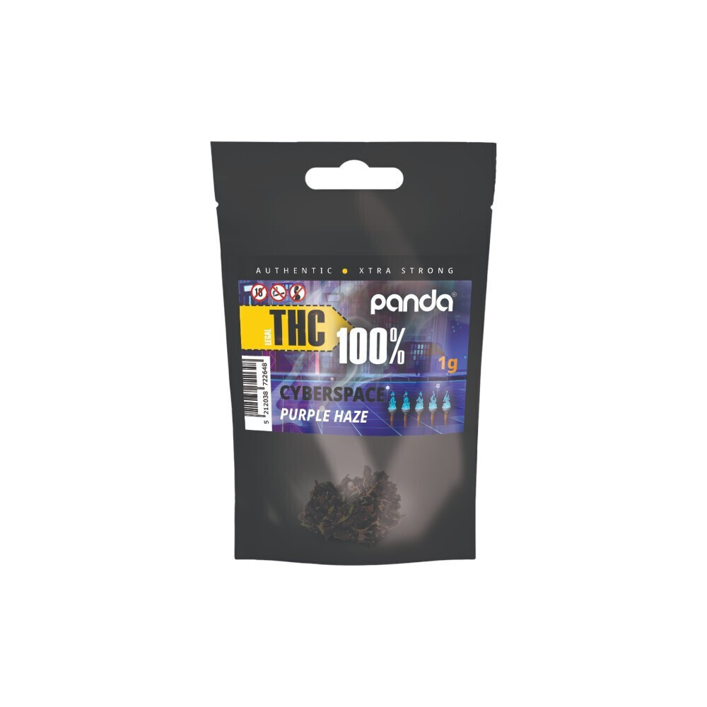 Panda Legal Thc Flower Cyberspace Purple Haze 1gr | Skroutz.gr
