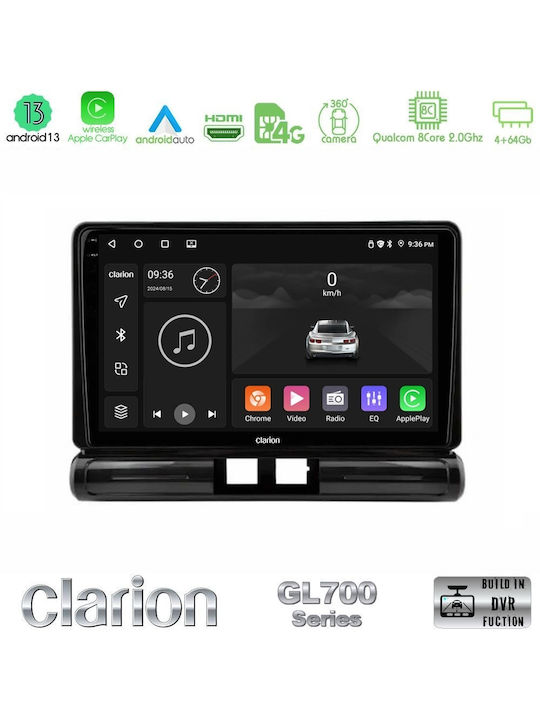 Clarion Sistem Audio Auto pentru Citroen C3 (Bluetooth/USB/WiFi/GPS ...