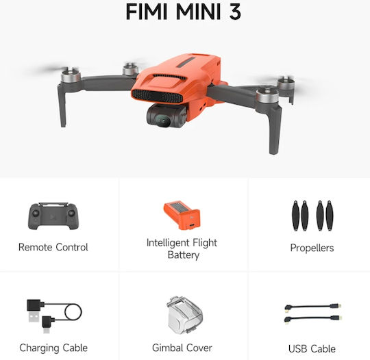 Fimi X8 Mini 3 Drone με Κάμερα 4K 60fps | Skroutz.gr