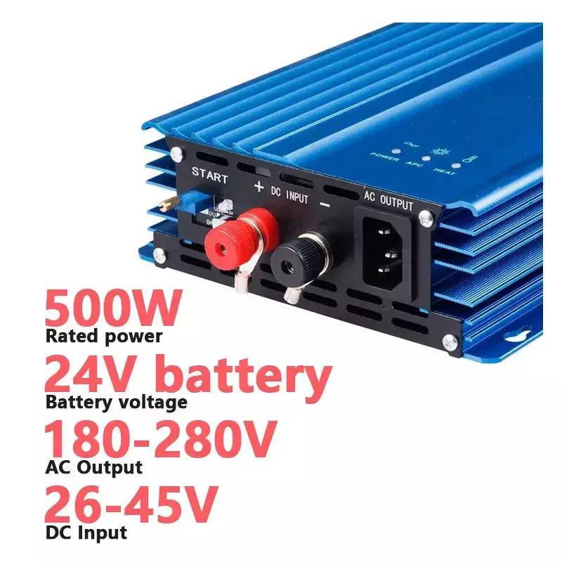 Grid Tie Inverter 500w Power 24v Battery Compatibility 500w-24v Bat ...
