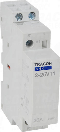 Tracon Electric Μονοπολικός Διακόπτης Ράγας 230V 25A | Skroutz.gr