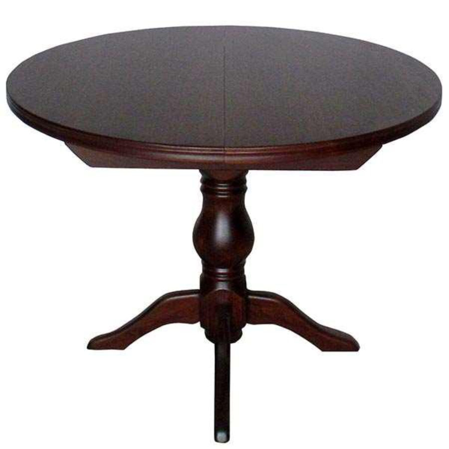 Natalie 1027 Στρογγυλό Τραπέζι Τραπεζαρίας Επεκτεινόμενο από Μασίφ Ξύλο ...