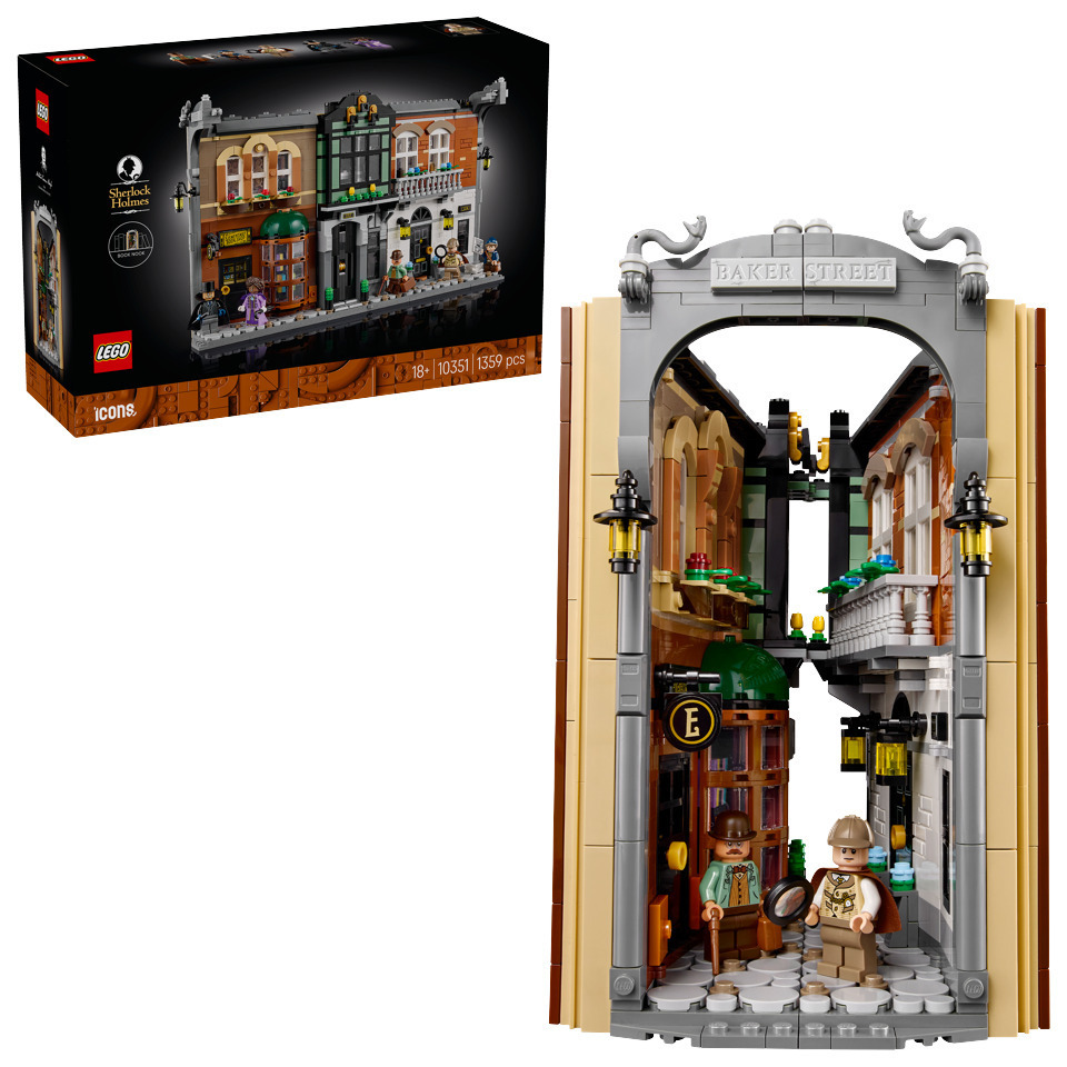 LEGO Icons Sherlock Holmes: Book Nook για 18+ Ετών 1359τμχ 10351 ...