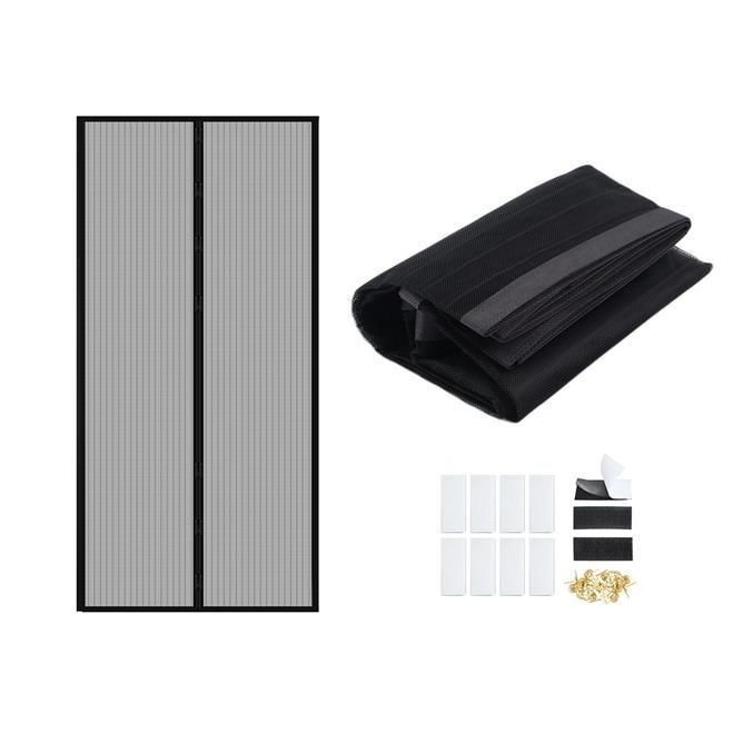 Magic Mesh Door Screen Mosquitoes Flies Other Insects Magnetic Closure ...