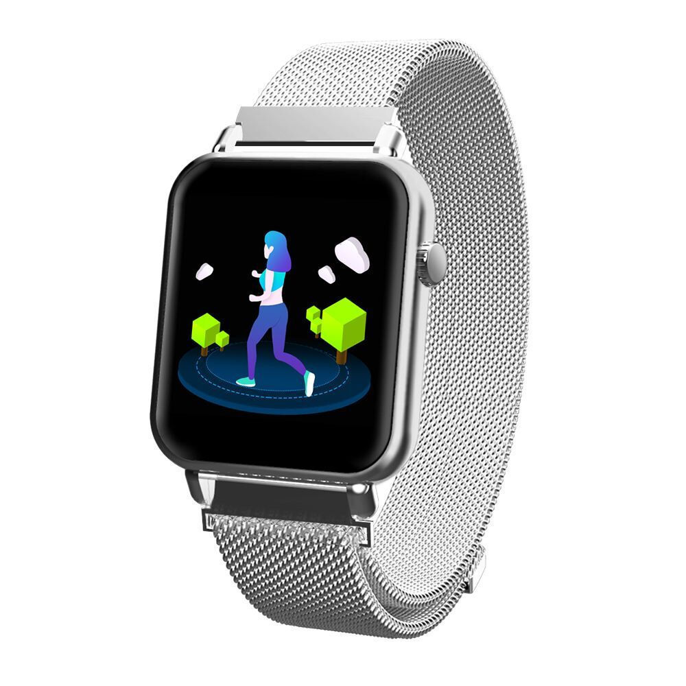 tFiT YPRO Smartwatch με Παλμογράφο (Ασημί) | Skroutz.gr