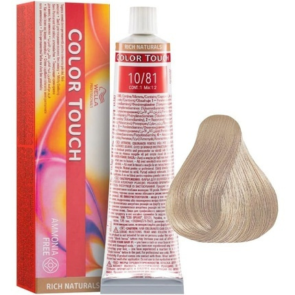 Wella Color Touch Βαφή Μαλλιών 10/81 Lightest Pearl Ash Blonde 60ml ...
