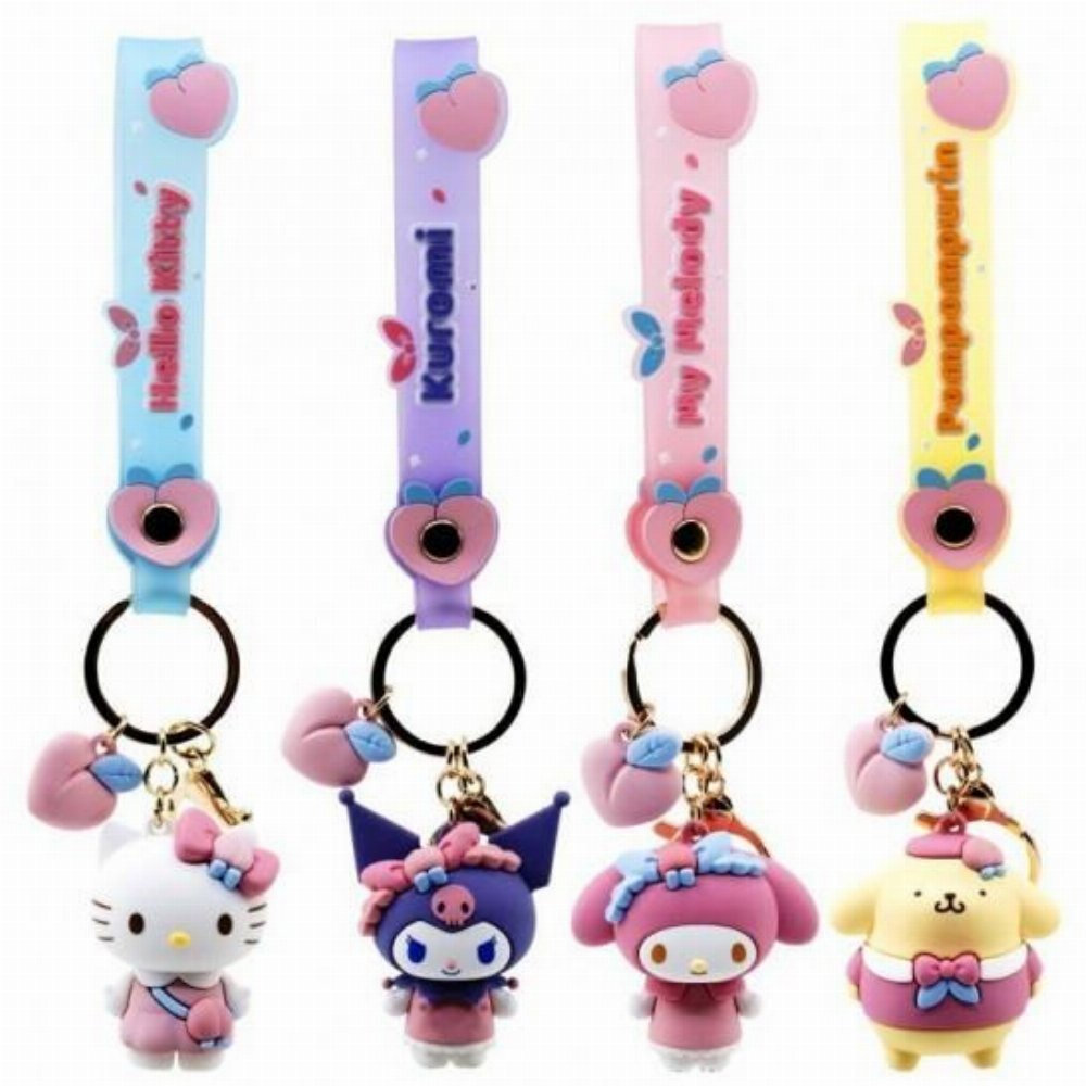 Hello Kitty & Friends Kuromi 3d Peach Series Μπρελόκ Βραχιόλι | Skroutz.gr