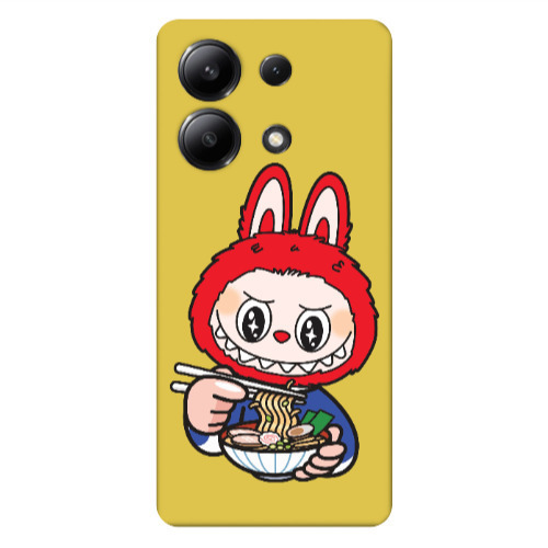 Xiaomi Redmi Note 13 4g Labubu 1 Yellow Colored Silicone Tpu Θήκη ...
