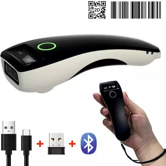 Scanner Χειρός Ασύρματο με Δυνατότητα Ανάγνωσης 2D και QR Barcodes ...