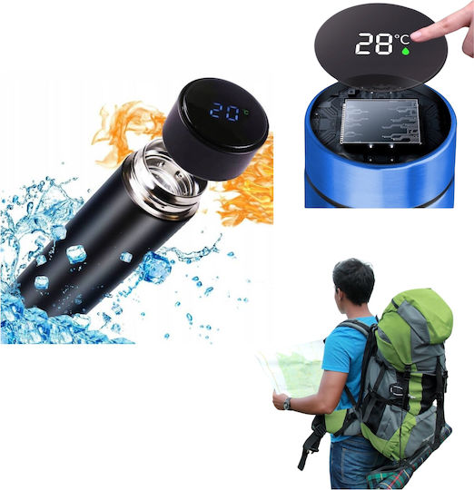 Magicook Thermal Cană Termos Oțel inoxidabil / Plastic 500ml Negru ...