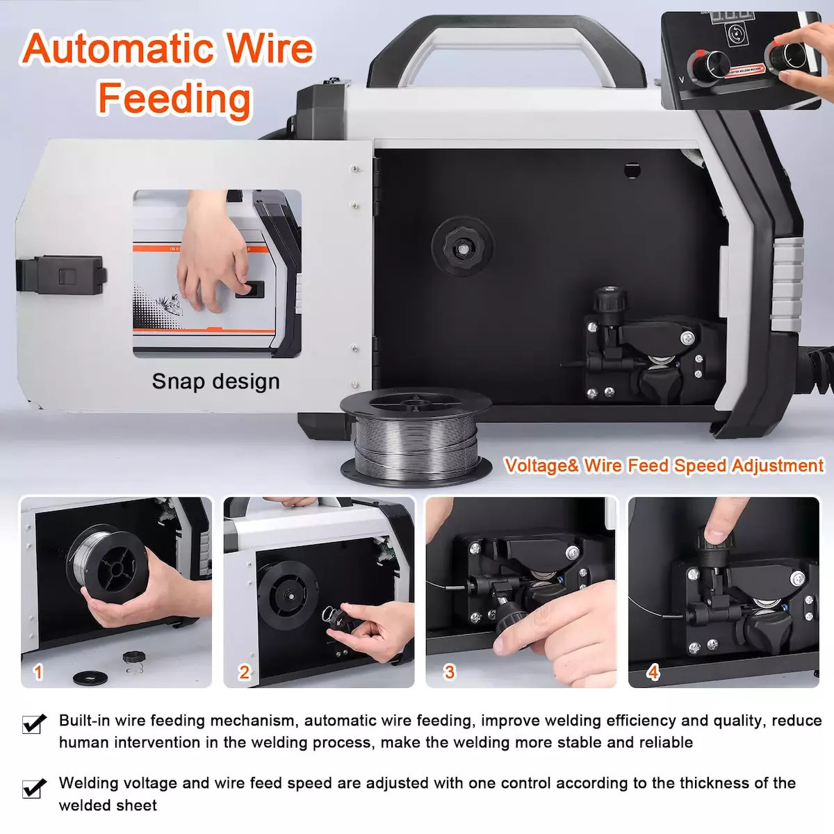 Welding Machine Portable Inverter Versatile Welding Processes Eu Plug ...