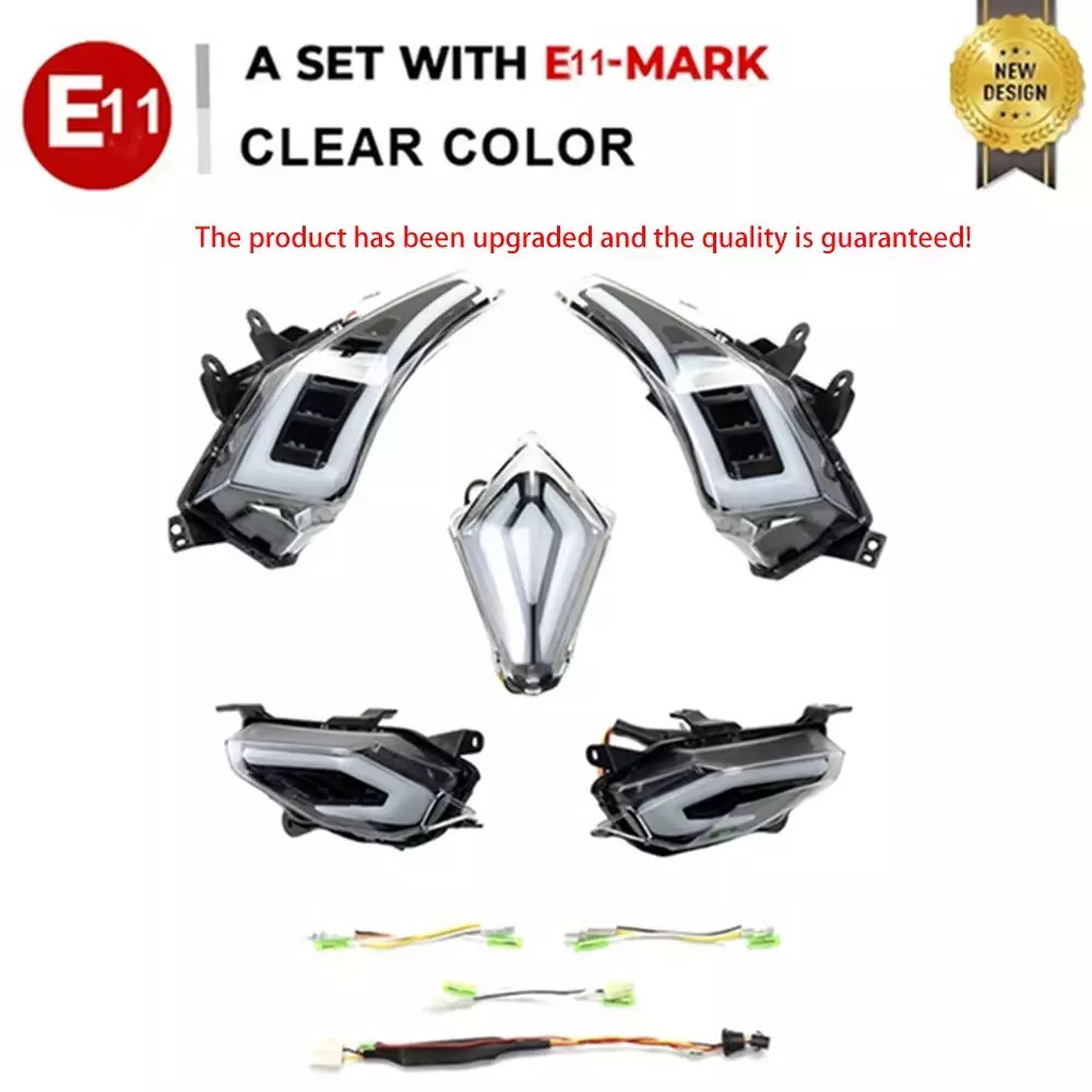 Led Turn Signal Light E11-mark Certified Integrated Turn Signals Yamaha ...