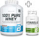 Biotech Usa 100% Pure Whey 2270g Black Bisquit & Biotech Usa Vitabolic ...