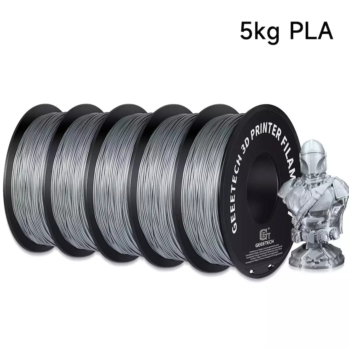 3d Printer Filament Eco-friendly Pla Material Compatible Fdm Printers ...