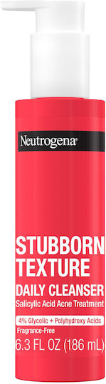Neutrogena Stubborn Texture Gel Καθαρισμού Προσώπου 186ml | Skroutz.gr
