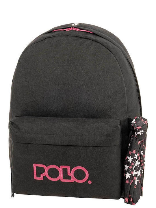 Polo Original Scarf Σχολική Τσάντα Πλάτης Μαύρη 20lt 9-01-135-2044 2025 | Skroutz.gr