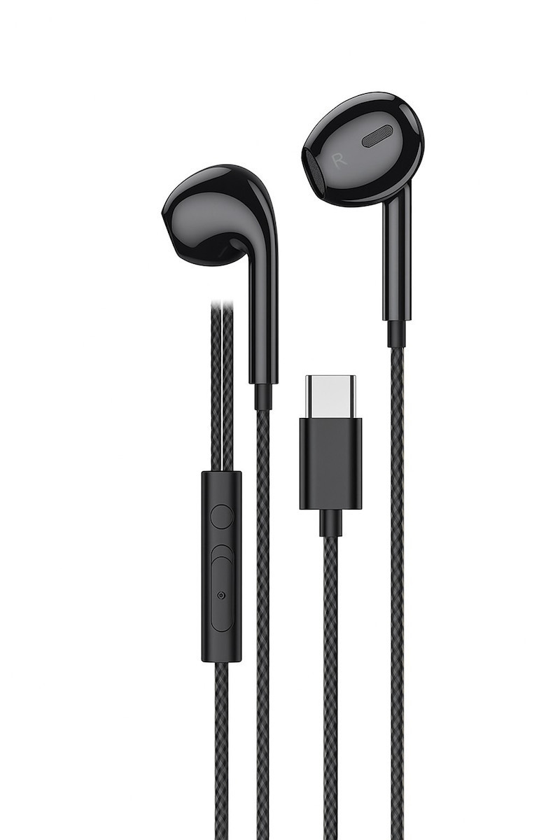 Hoco Dm46 In-ear Handsfree Ακουστικά με Βύσμα USB-C Μαύρο | Skroutz Cyprus