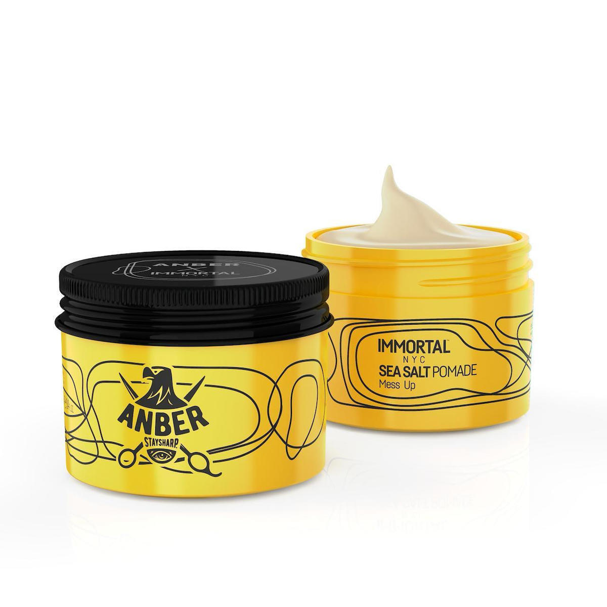 Immortal NYC Sea Salt Pomade X Anber Staysharp Pomade 100ml | Skroutz.gr