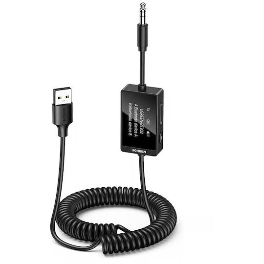 Ugreen Bluetooth Receptor Bluetooth cu port de ieșire USB și Microfon ...
