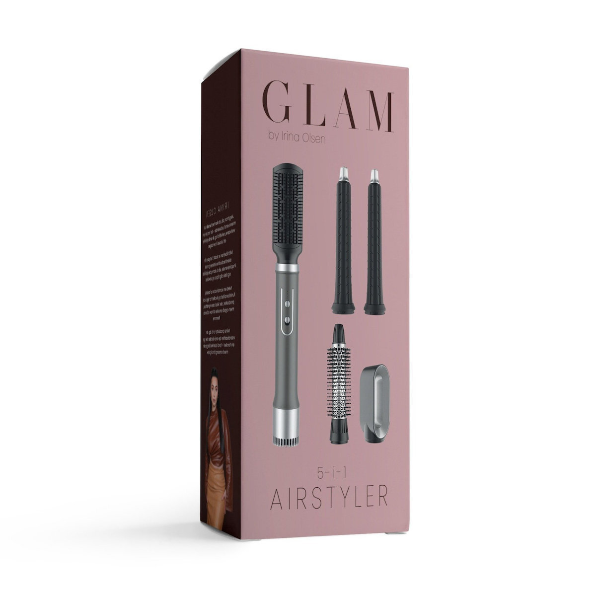 Glamorous Body & Bath Airstyler 5-i-1 Elektrische Bürste mit Luft zum ...