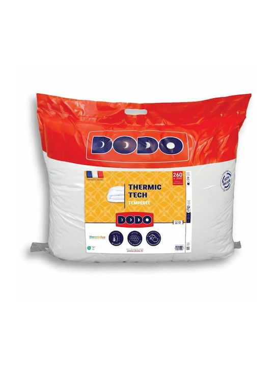 Dodo Πάπλωμα Υπέρδιπλο 240x260εκ. Thermic Tech Λευκό 250 GSM | Skroutz.gr