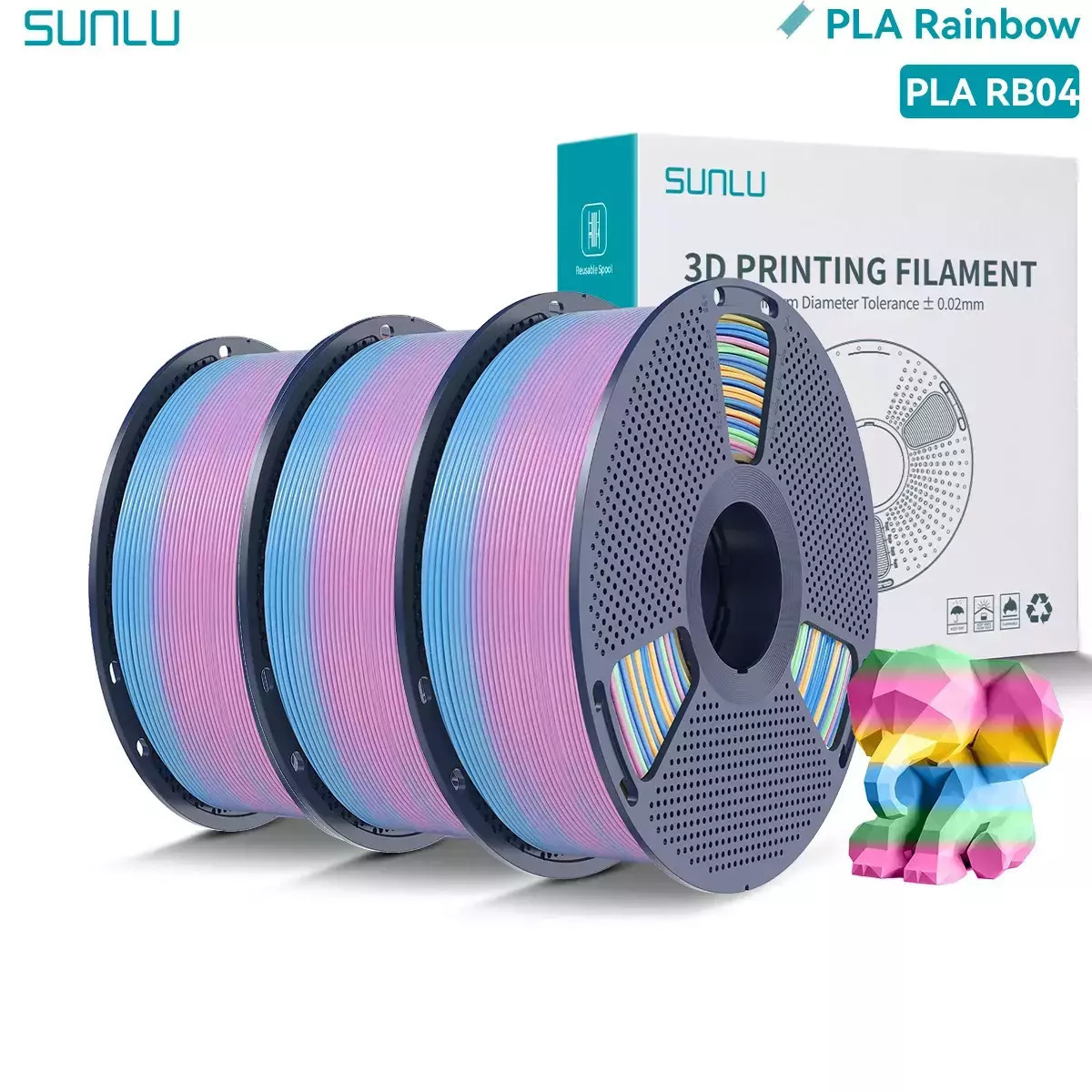 3d Printer Filament Multicolor Gradient Non-toxic Degradable Pla ...