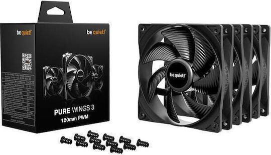Be Quiet Pure Wings 3 Case Fan 120mm με Σύνδεση 4-Pin PWM 3τμχ | Skroutz.gr