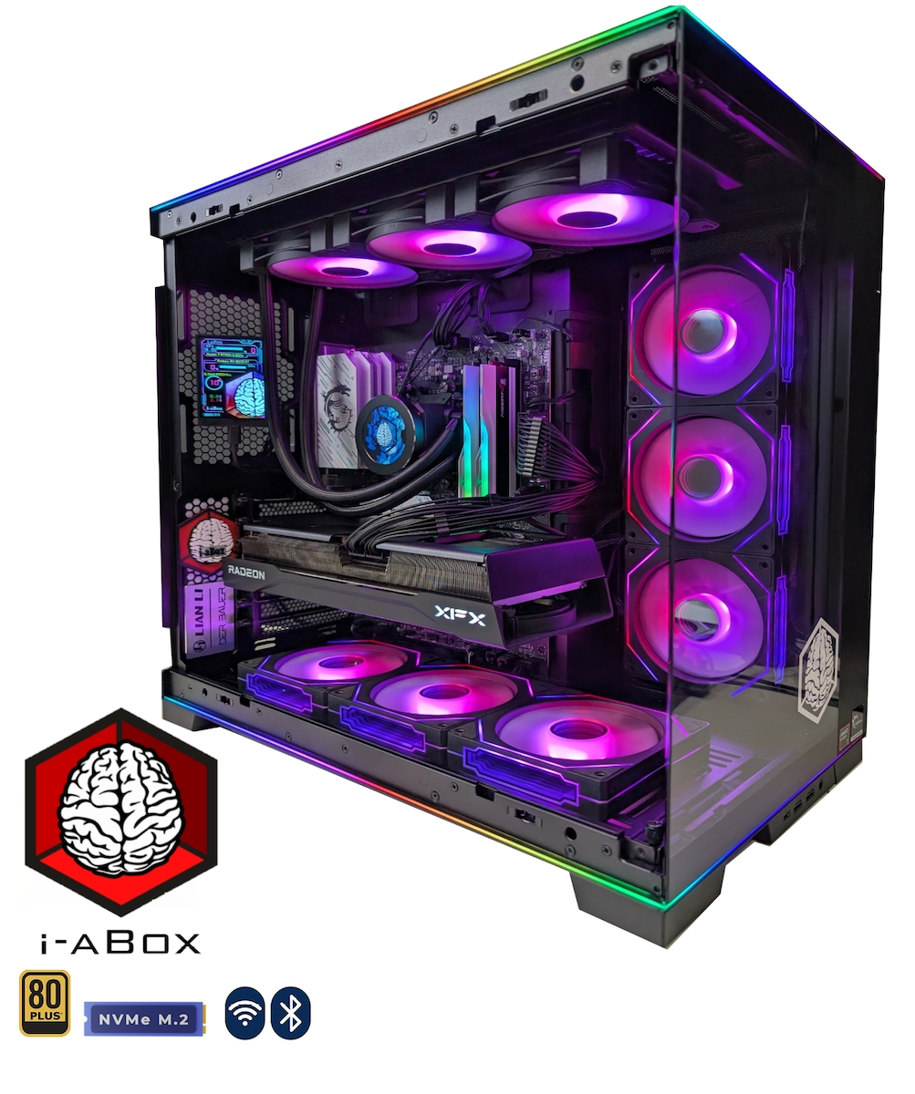 i-aBox Ultimate Beast v5 Lux Gaming Desktop PC (Ryzen 7-9700X/32GB DDR5 ...