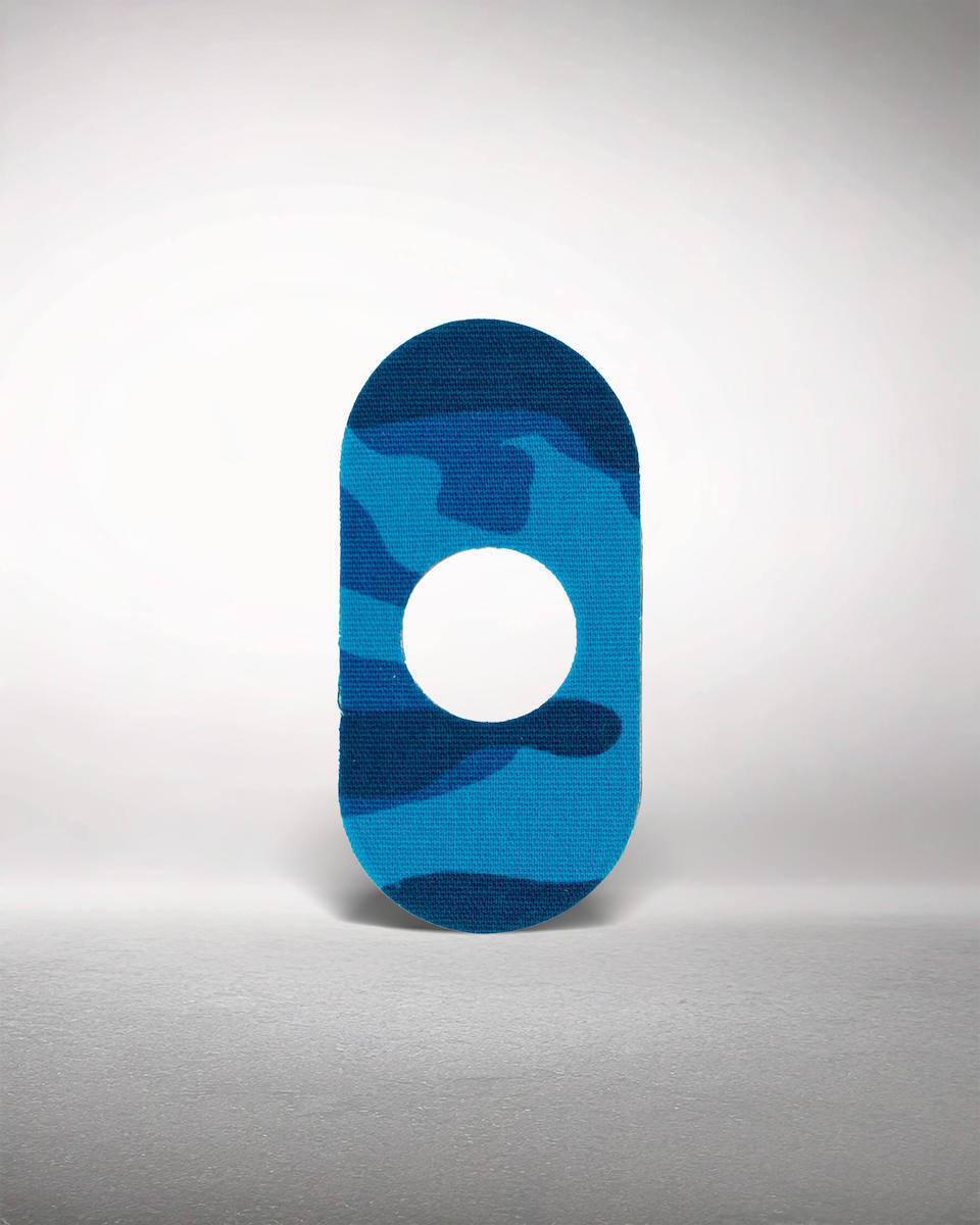 Αυτοκόλλητα Οβάλ Libre 2 – Συσκευασία 2 Τεμαχίων 9,5x4,5cm Blue Camo ...