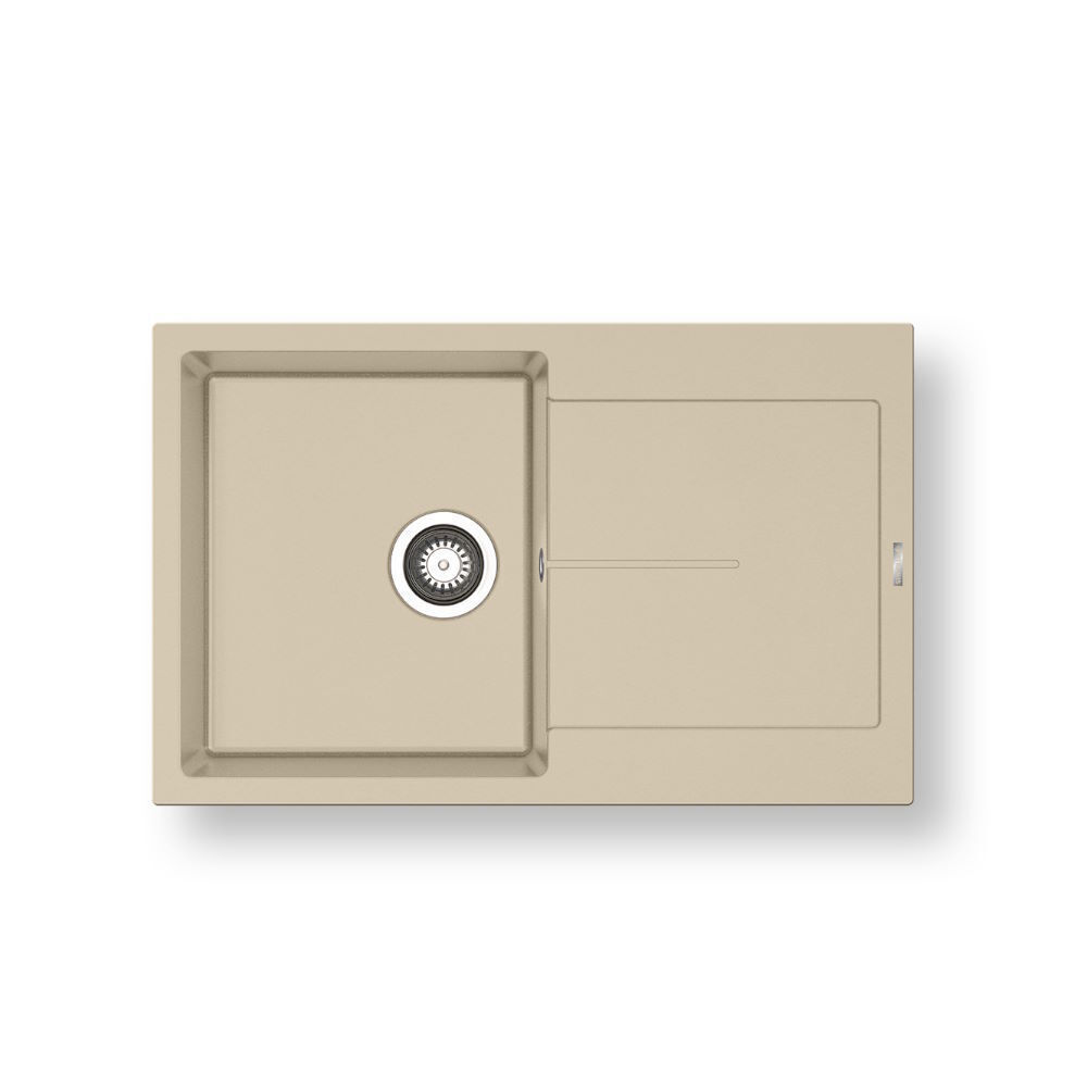 Pyramis 070247911 Drop-In Spüle aus Verbundgranulat B79xT50cm | Skroutz ...