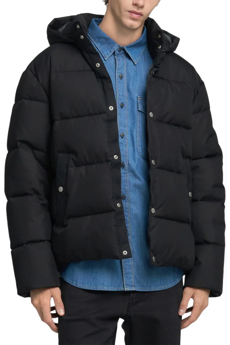 Replay Geacă Neagră M8480.000.85316-098 | Skroutz Romania