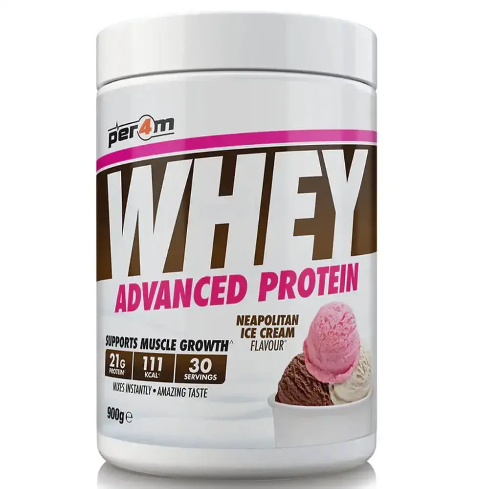 Per4m Whey Advanced Protein Proteină Din Zer cu Aromă Neapolitan Ice ...