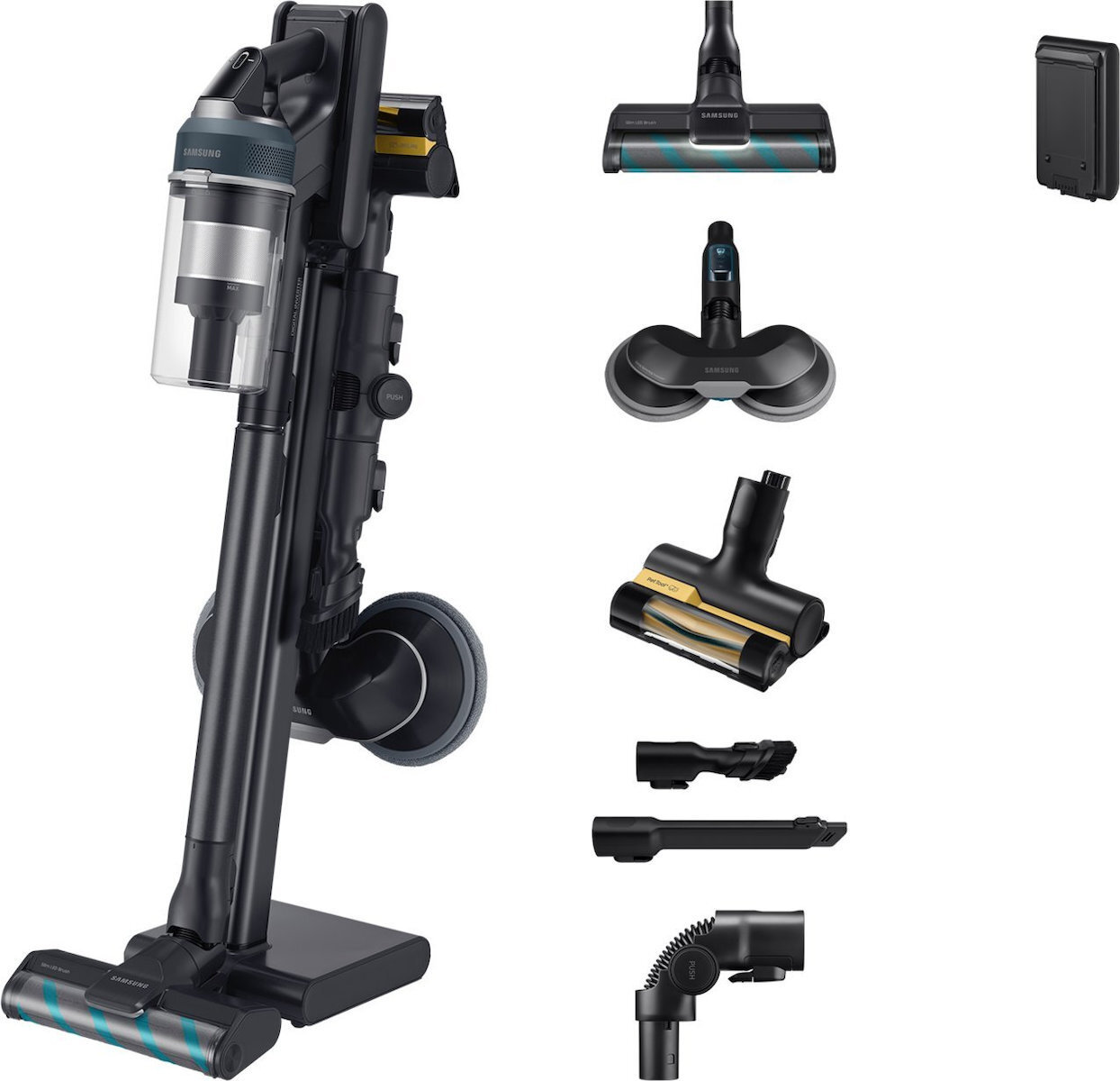 Samsung Jet 95 Premium Επαναφορτιζόμενη Σκούπα 2 σε 1 Stick & Χειρός 25 ...