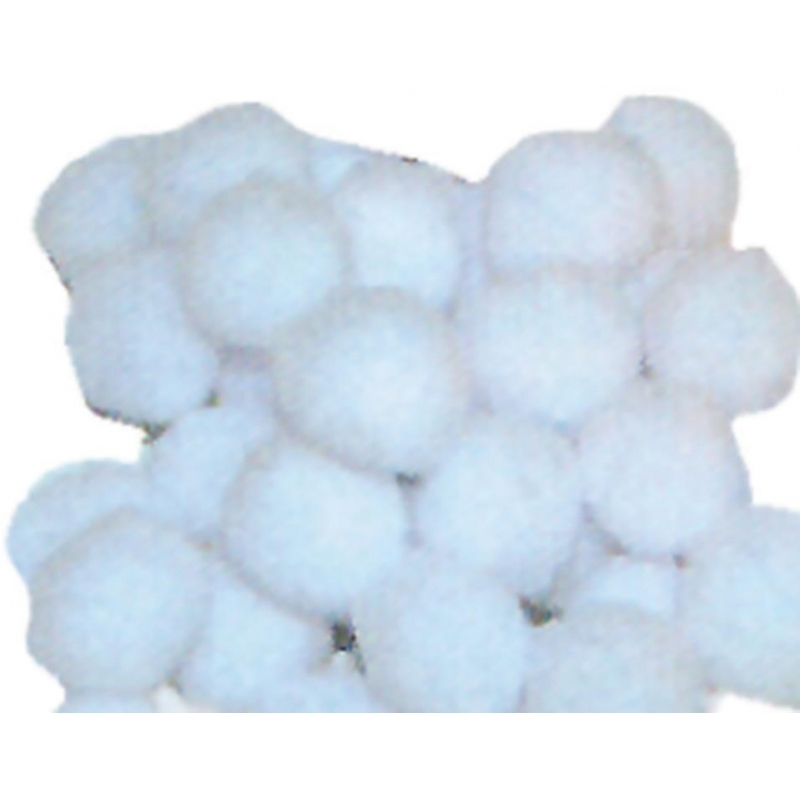 Next Pom Pom de Artizanat Alb cu Diametru 10mm Set 300buc 27652-00ΖΤ-2 ...
