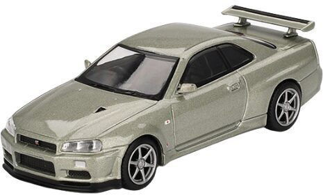 Macheta Auto Nissan Skyline Gt-r R34 Vspec Ii Nür Millenium Jade 2002 1 ...