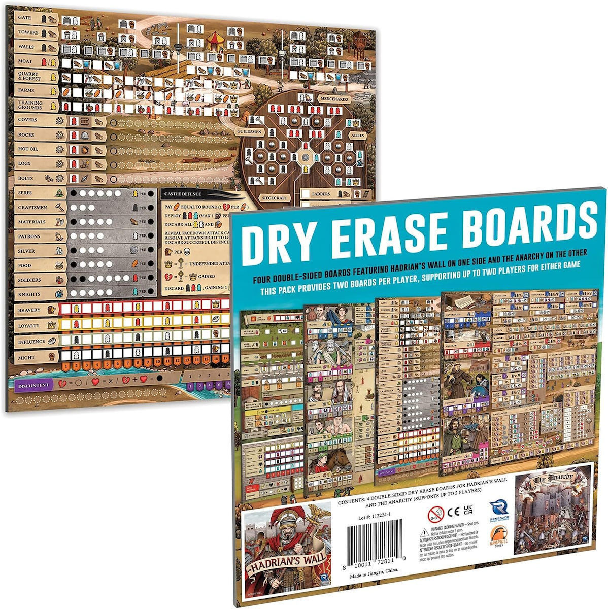 Hadrian's Wall & Anarchy Dry Erase Boards | Skroutz.gr