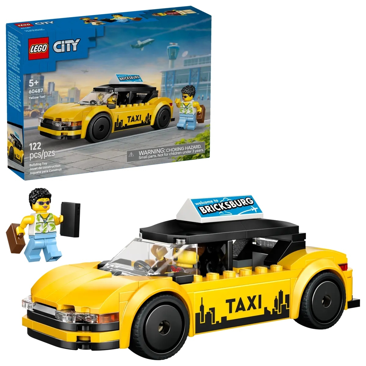 LEGO City Yellow Taxi για 5+ Ετών 122τμχ 60487 | Skroutz.gr