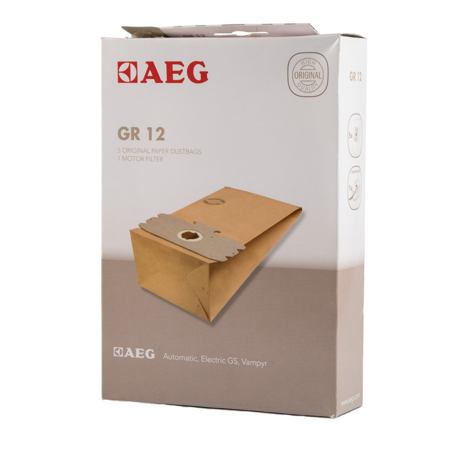 Σακούλες Ηλεκτρικής Σκούπας Aeg Original Gr12 Gr15 Vampyr 5200-6002 ...