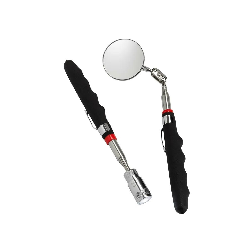 Inspection Tool Set Telescopic Rod Magnet Led + Rod Mirror | Skroutz.gr