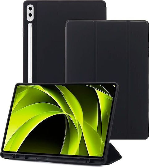 Mobile Origin Back Cover Δερμάτινη Ανθεκτική Μαύρη (Galaxy Tab S10 Plus ...